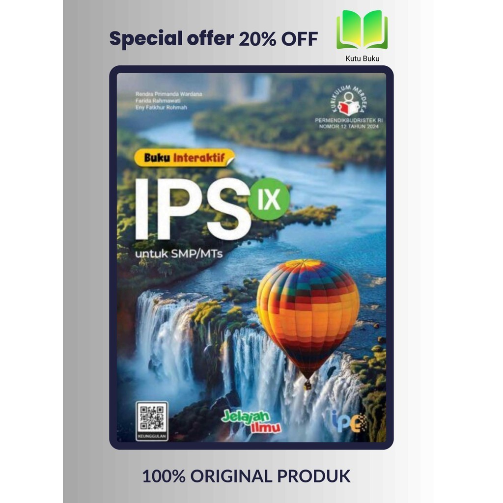 Jual Buku Paket Interaktif IPS Kelas 9/IX SMP/MTS Kurikulum Merdeka ...