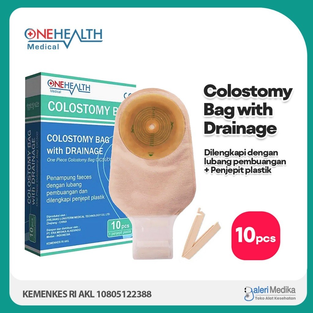 Jual BOX Kantong Kolostomi OneHealth Colostomy Bag isi 10pcs | Shopee ...
