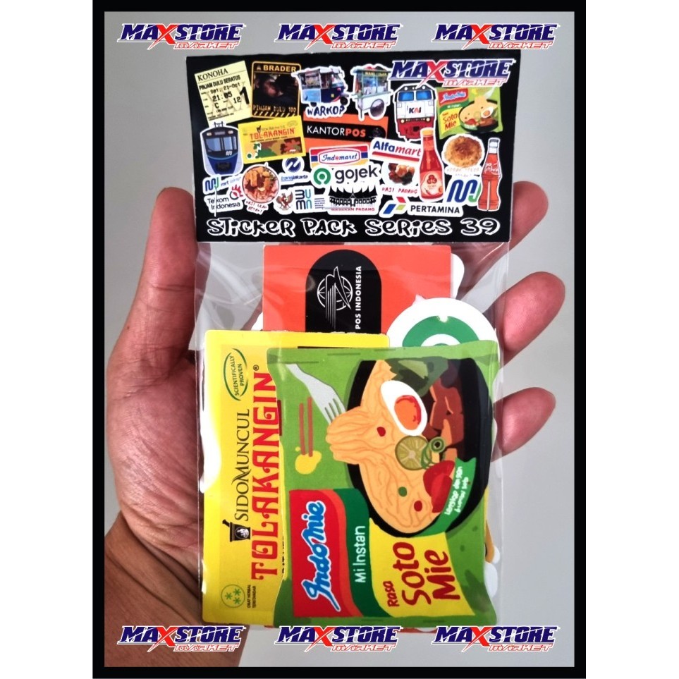 Jual indonesia sticker / sticker koper rimowa / jakarta sticker pack ...