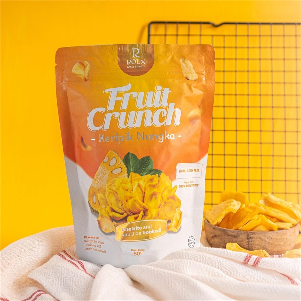 Jual Fruit Crunch Keripik Nangka 50 gr ( Kripik Buah Jackfruit Chips ...