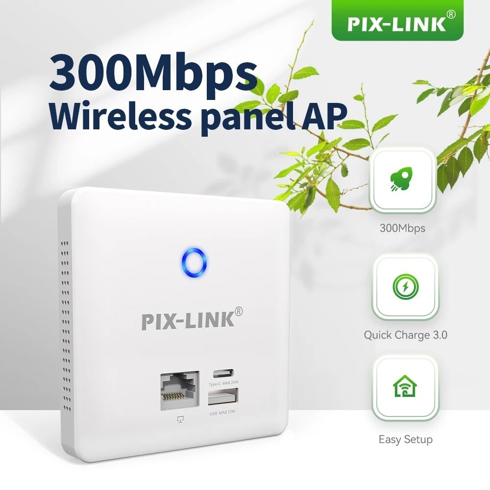 Jual PIX-LINK CAP08 300M 2.4G High Power Indoor AP Access Point ...