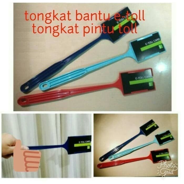 Jual tongkat bantu gate pintu toll e-toll-tongkat kartu tol | Shopee ...