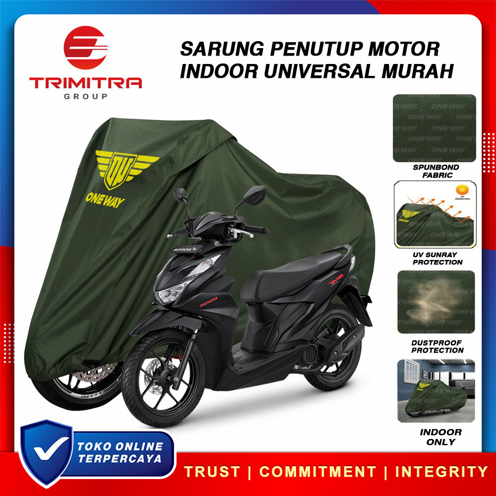 Jual Sarung Penutup Cover Motor Beat Mio, Gear, Fino, Scoopy ONEWAY ...