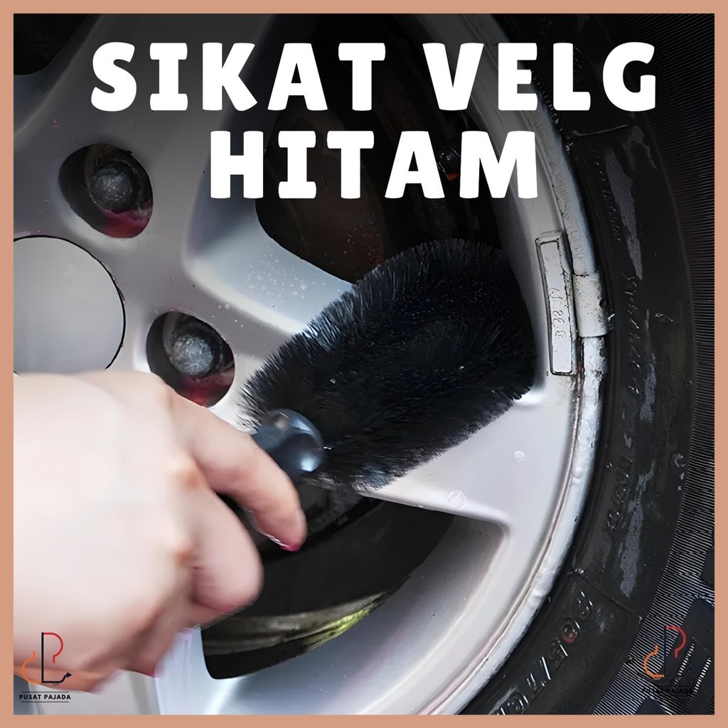 Jual Sikat Velg Pembersih Velg Pelek Ban Mobil Motor /Wheel Brush ...