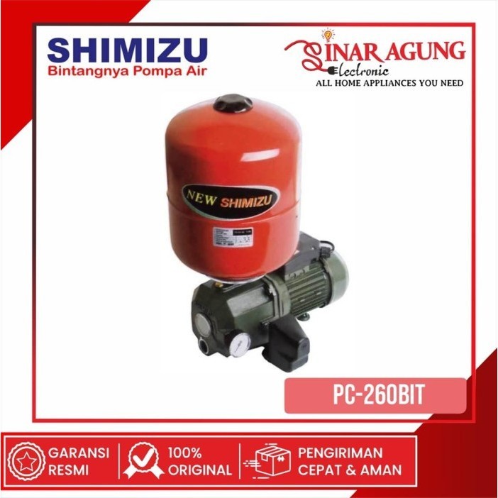 Jual Shimizu Jet Pump PC-260 BIT Pompa Air [250 Watt] | Shopee Indonesia