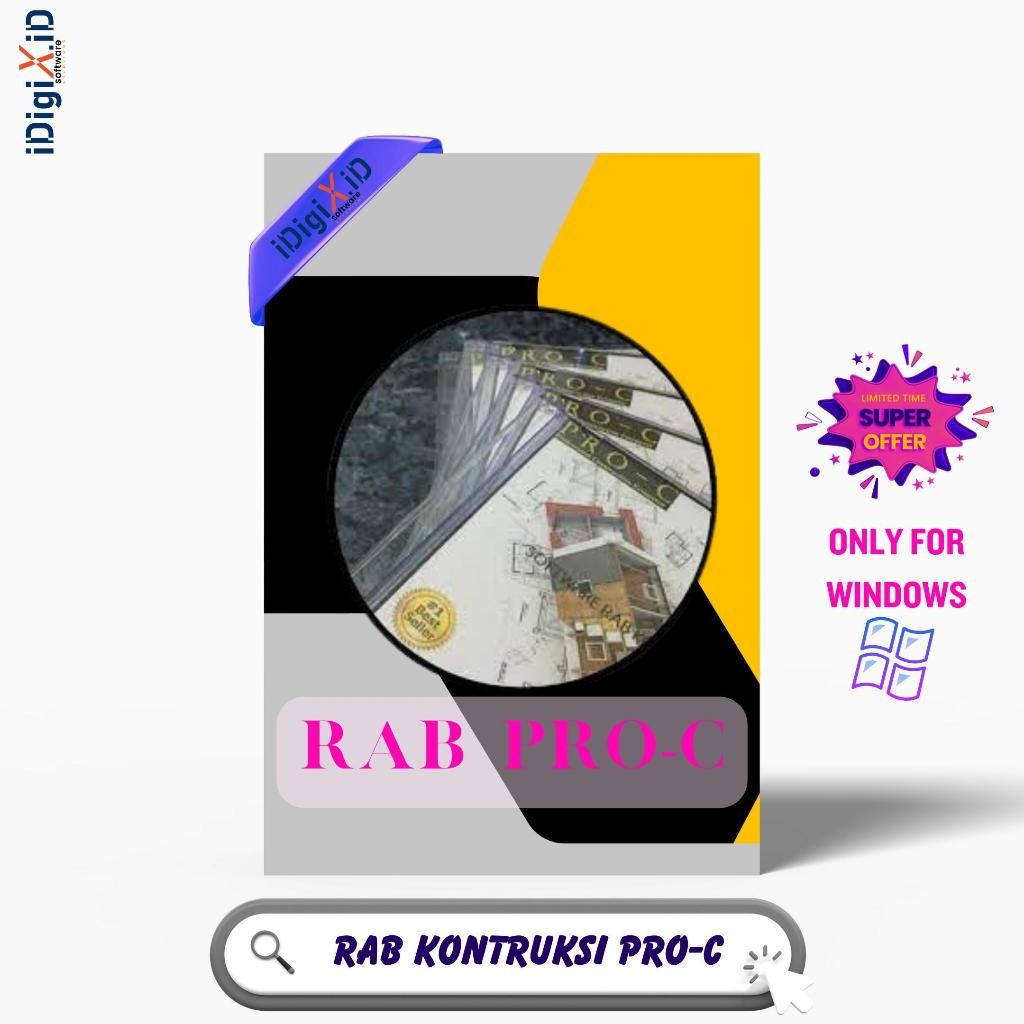 Jual RAB PRO-C KONTRUKSI|Aplikasi Penghitung anggaran biaya Bangunan ...