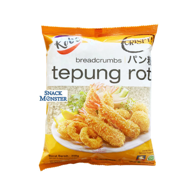 Jual Kobe Tepung Roti Breadcrumbs - Netto 200 gr | Shopee Indonesia