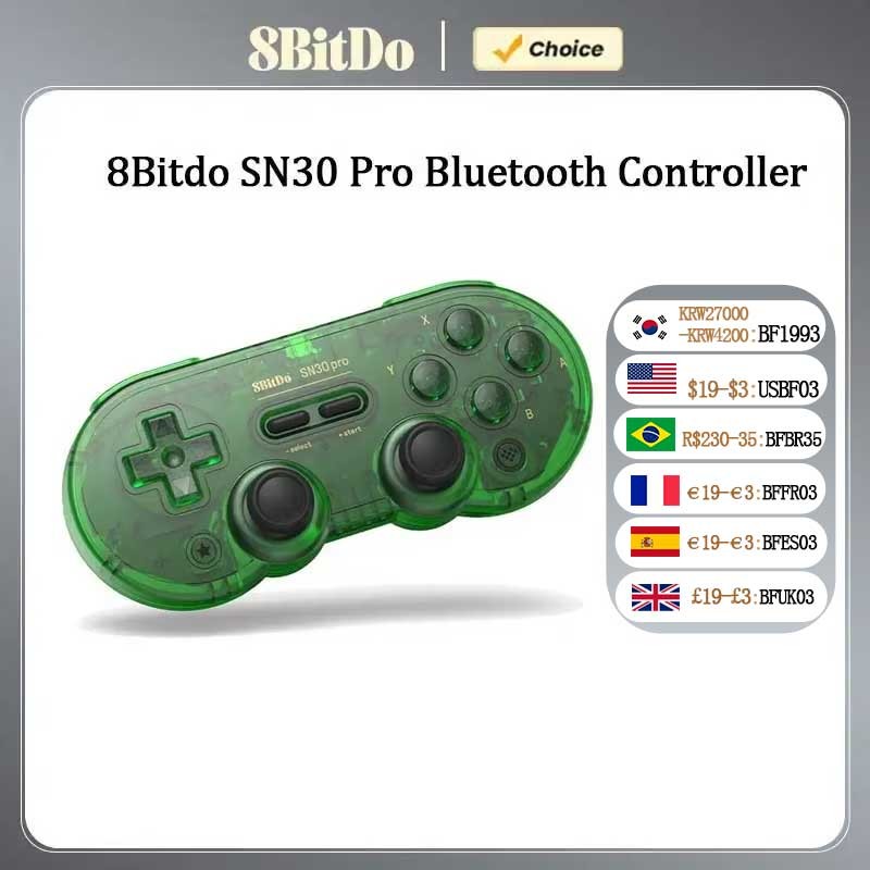 Jual 8Bitdo SN30 Pro Bluetooth Gamepad，Wireless Game Controller Joystick for Nintend Switch NS ...