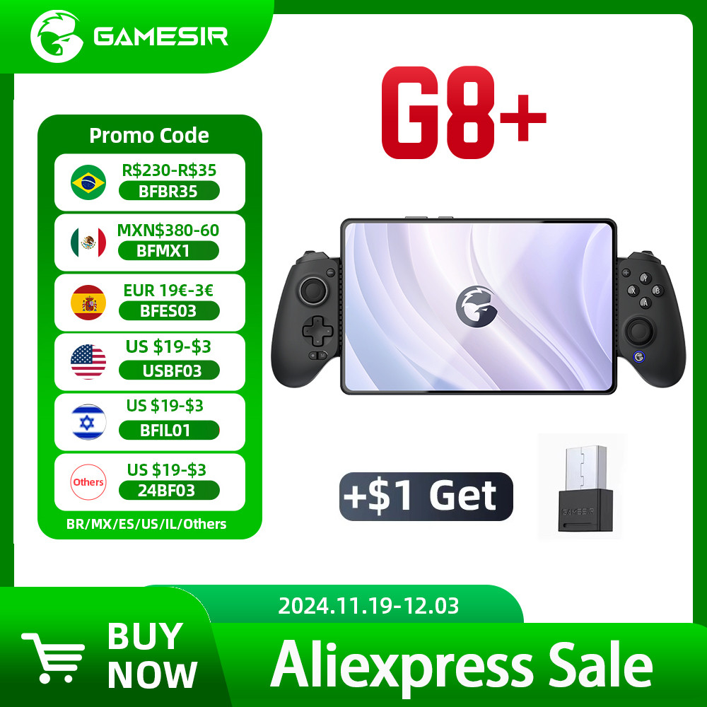 Jual Gamesir G8 Plus / G8 Galileo Mobile Gaming Controller with Hall Effect Joystick for ...