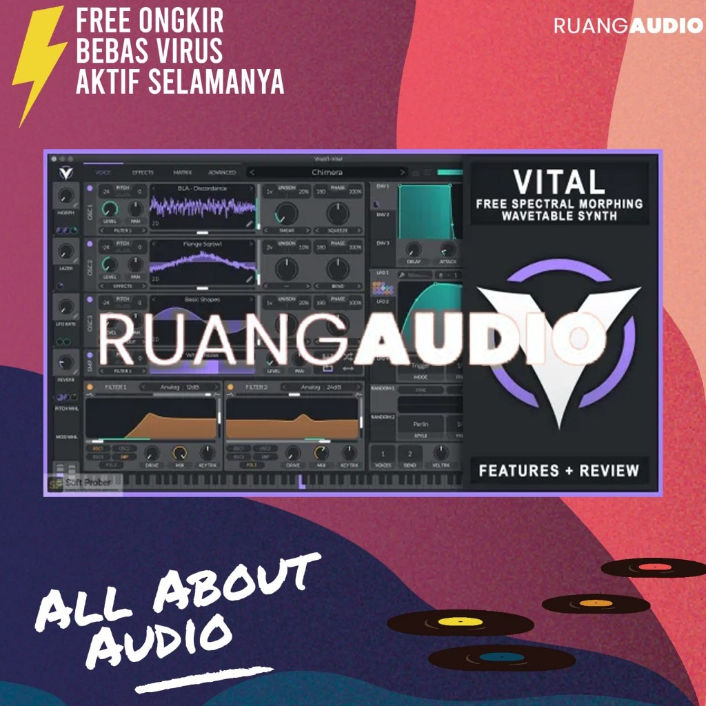 Jual VST Plugin Vital Audio - Vital Pro v1.5.5 ( Full Activated ) | Shopee Indonesia