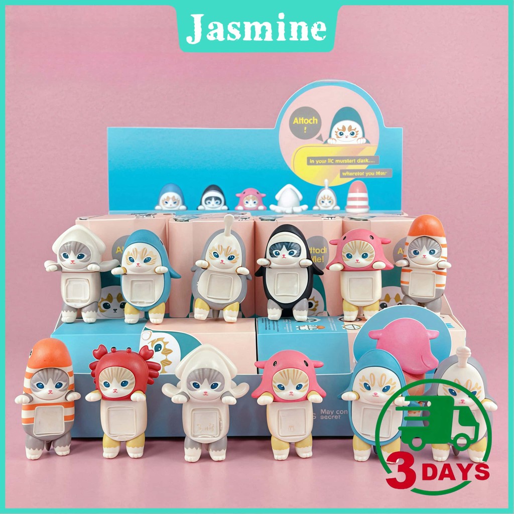 Jual Figure Blind Box Hippers Mofusand Sonny Angel Kucing Hiu sonny ...