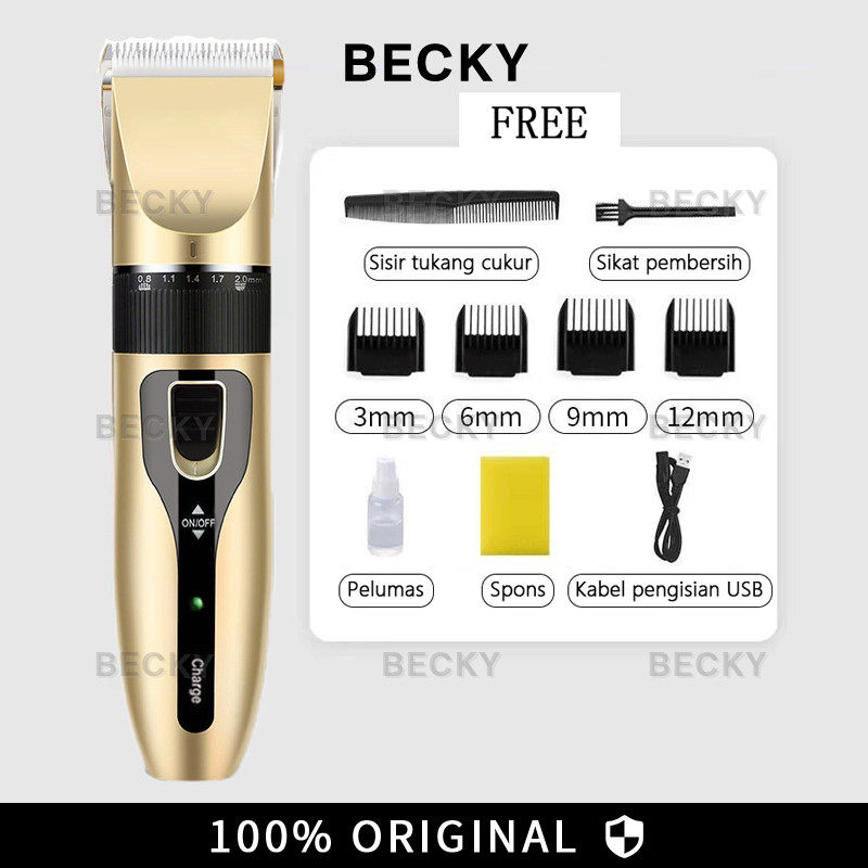 Jual Alat Cukur Rambut Listrik HRLF01GD Hair Clipper / Alat Potong Rambut/Alat Cukur Kumis Dan ...