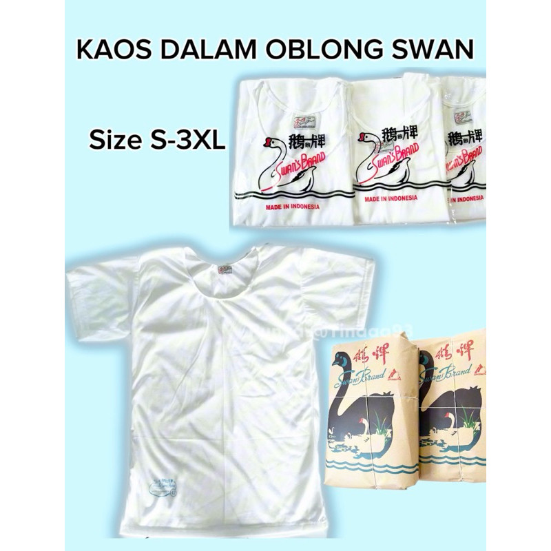 Jual Kaos Swan Brand Pria Oblong Putih - Baju Dalam Polos Putih Swan Shogunavo 61029 | Shopee ...