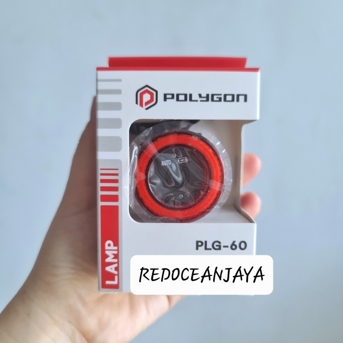 Jual Lampu polygon PLG-60 sensor lampu belakang sepeda 60 lumen PLG60 | Shopee Indonesia