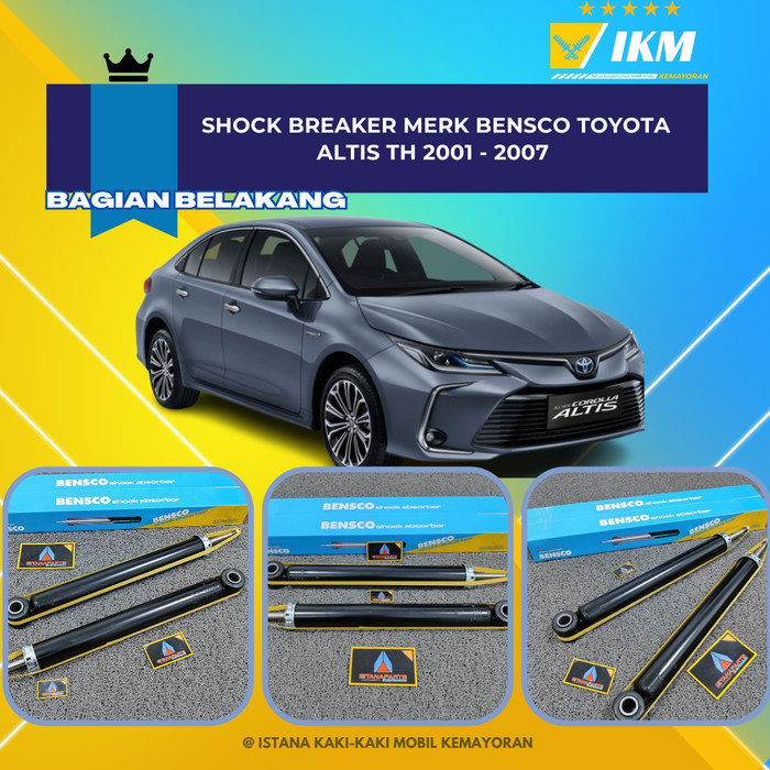 Jual Shock Breaker / Shockbreaker Merk Bensco Toyota ALTIS Tahun 2001 ...
