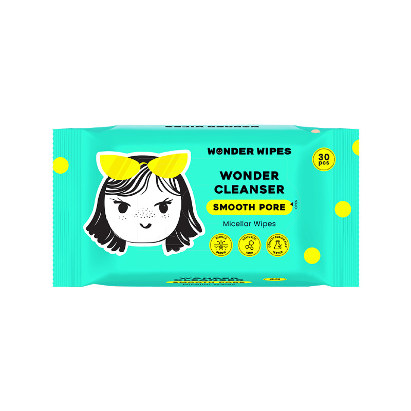 Jual Wonder Wipes Wonder Cleanser Smooth Pore Micellar Wipes, Variant ...