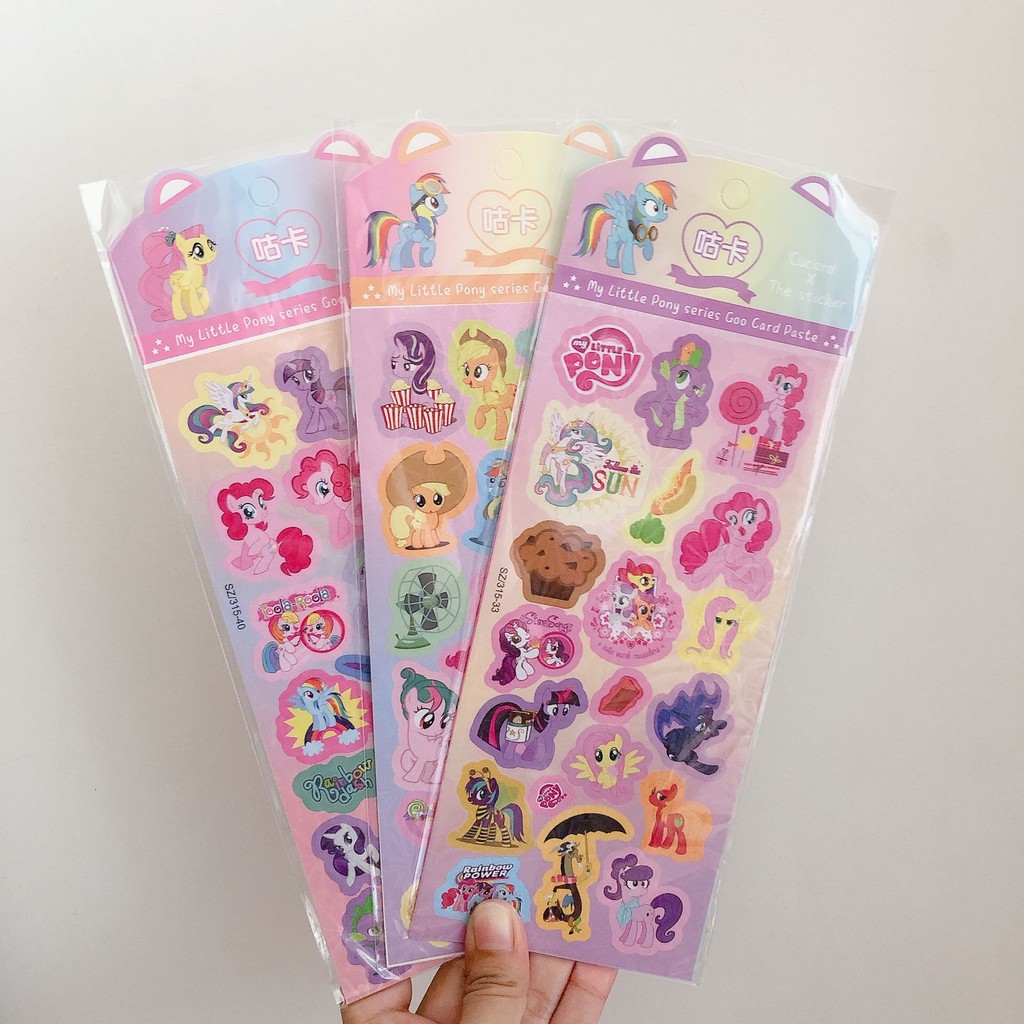 Jual Painting Sticker Stiker My Little Pony Lembaran / Per Lembar ...