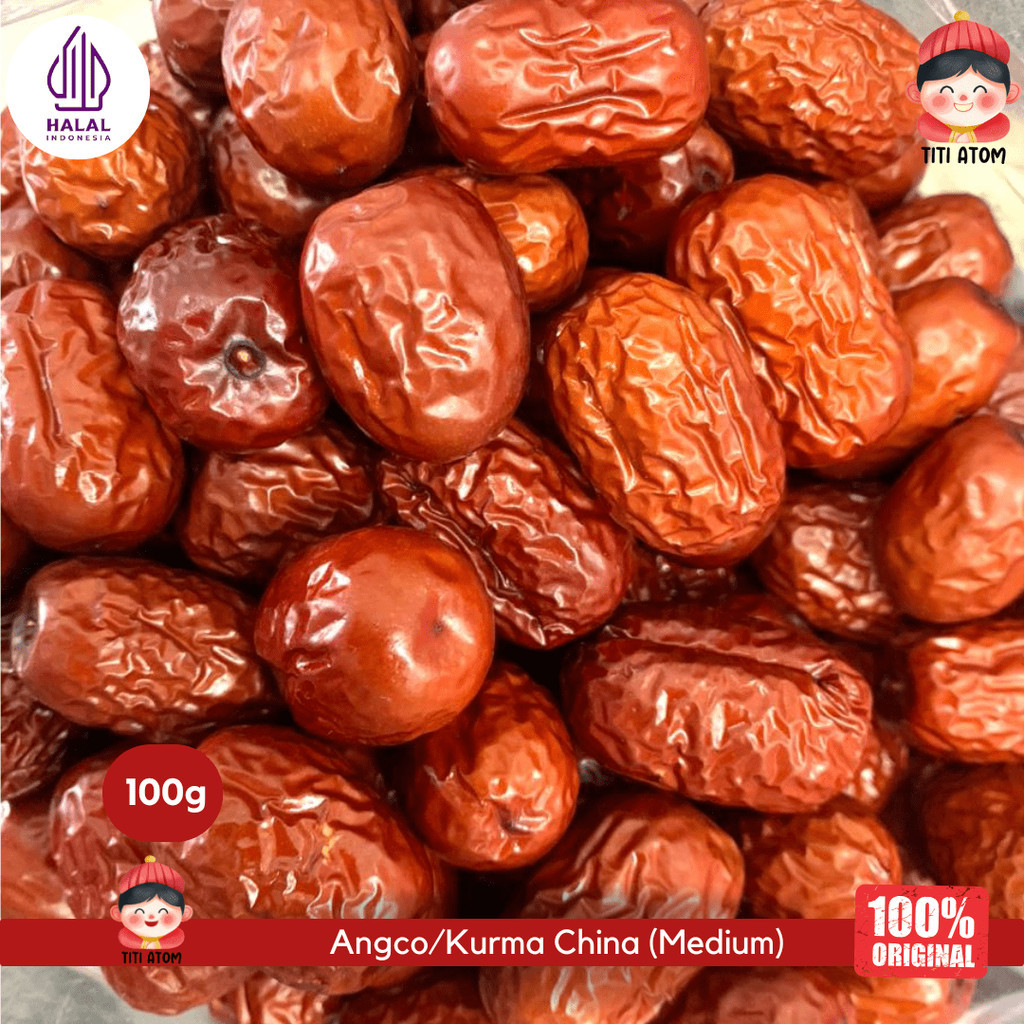 Jual Angco Hong Cao Zhao Kurma Sel Darah Merah Trombosit China Herbal Ada Biji Besar Medium ...