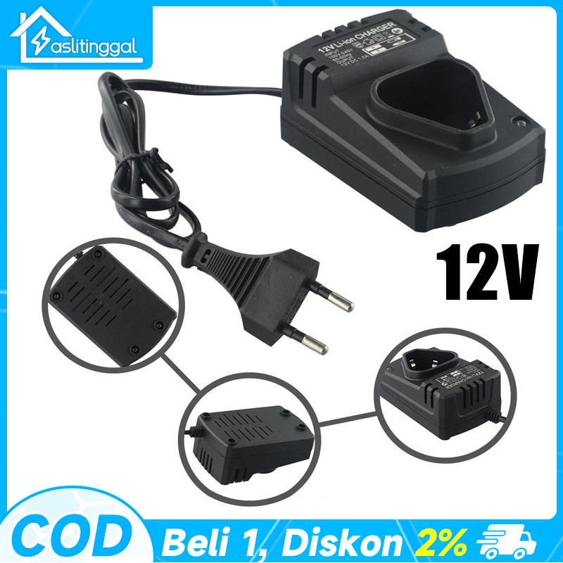 Jual CHARGER DUDUK 12V CASAN BATERAI CORDLESS BOR IMPACT FAST CHARGING ...