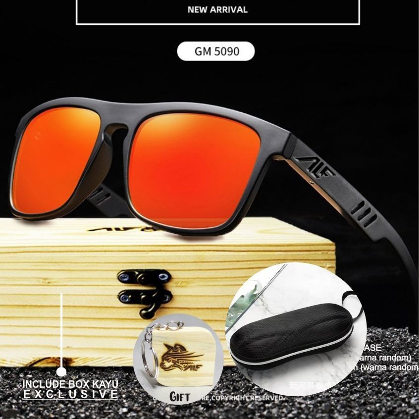 Jual PROMO | Kacamata Hitam Polarized ALF Kayu Elegant Anti Mainstream ...
