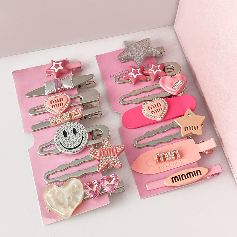 Jual Jepitan Rambut Clip Gaya Korea Matte Warna Warni / Bobby Pin Jepit ...