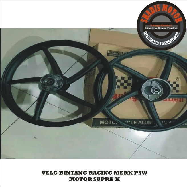 Jual Velg Bintang Motor Merk PSW Ukuran 140/160 Ring 17 Motor Supra X ...