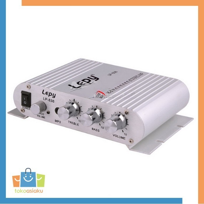 Jual Amplifier Ampli Audio Hifi Stereo Mini 15W x 2 + 20W LP838 ...