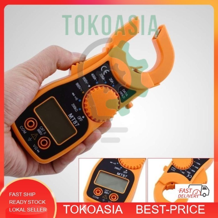 Jual Digital Clamp Meter Tang Ampere Multimeter MT-87 Kabel Tester MT ...