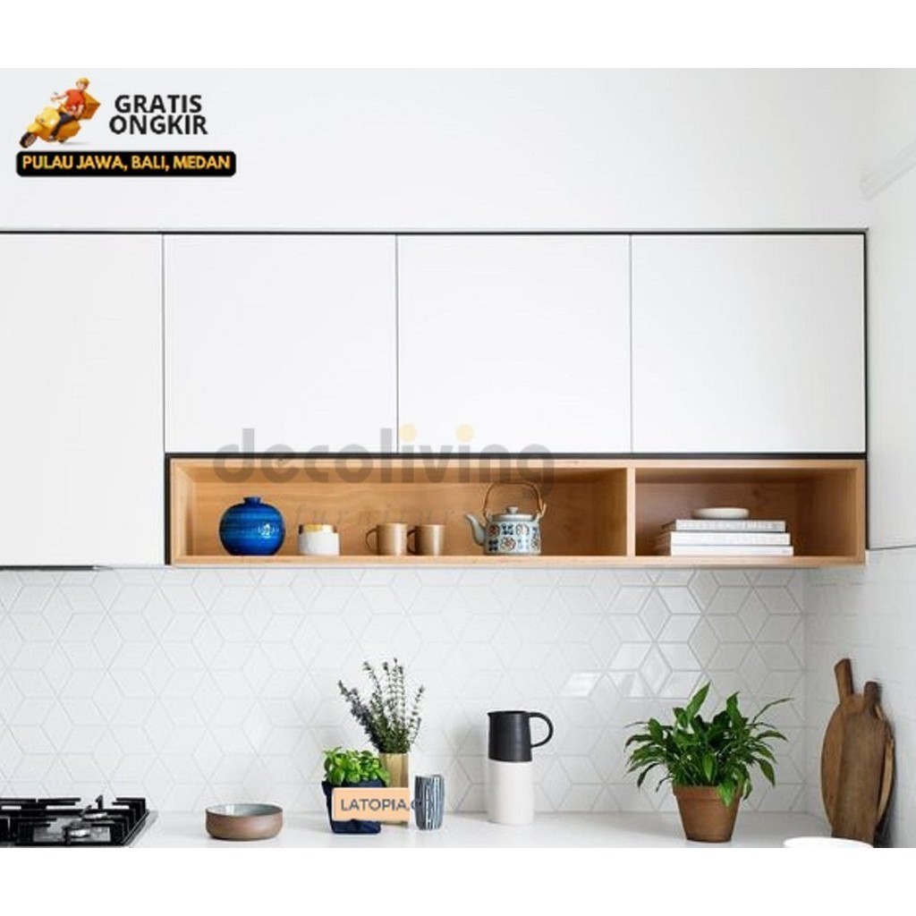 Jual Kitchen Set Atas Custom Modern Apartment Style Desain Minimalis ...