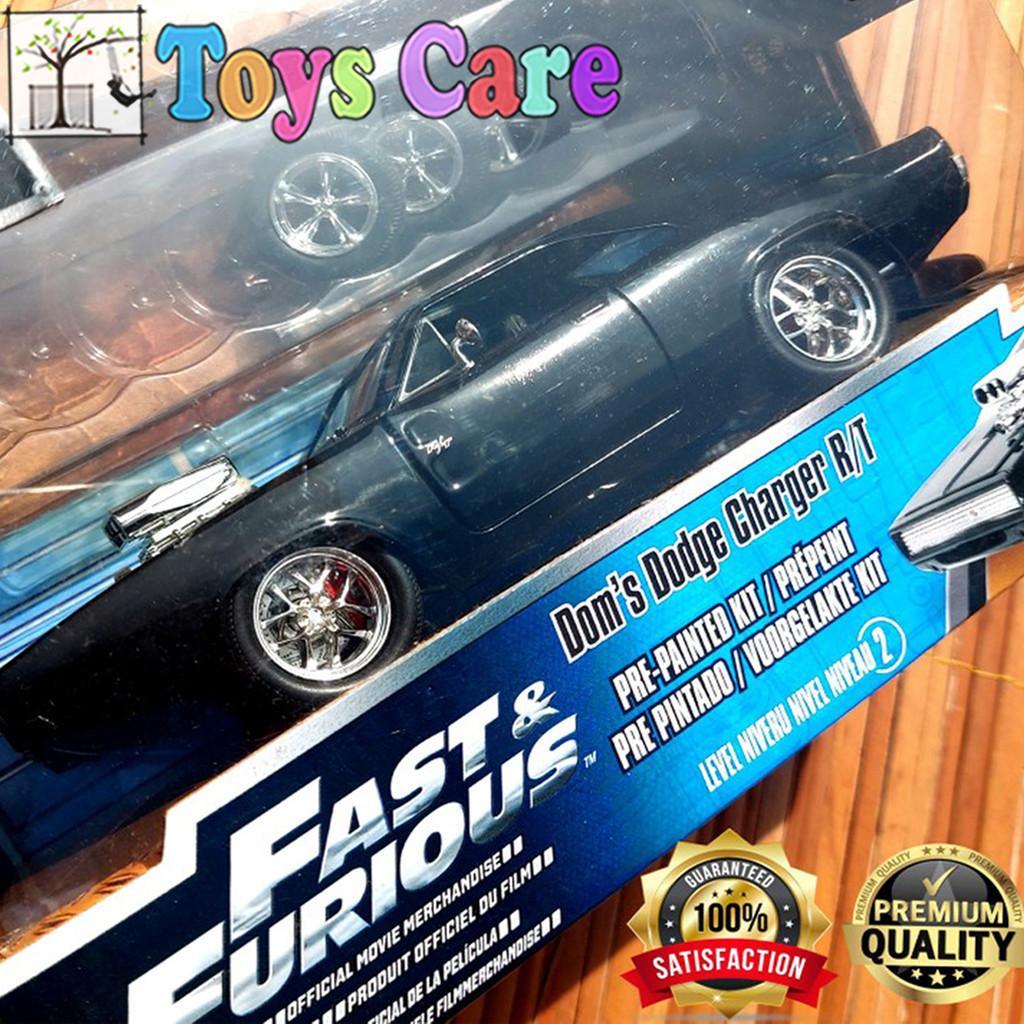 Jual JADA SKALA 1:24 FAST & FURIOUS DOM'S DODGE CHARGER R/T - MUSCLE CAR | Shopee Indonesia