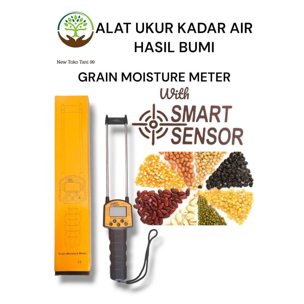 Jual AR991 smart sensor Alat ukur kadar air hasil bumi Grain Moisture ...