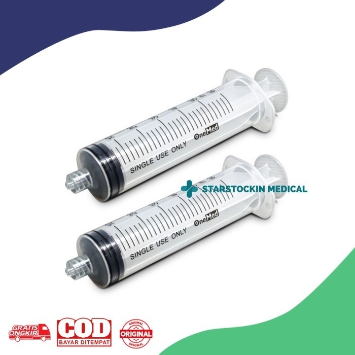Jual Spuit 50 cc Onemed Spoit Syringe Luer Lock Pcs | Shopee Indonesia