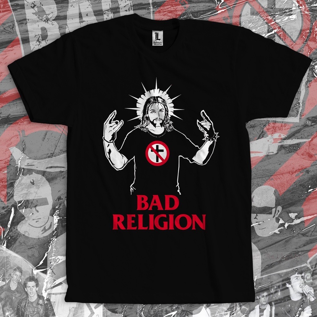 Jual H4 KAOS BAND BAD RELIGION | KAOS BAND ROCK | KAOS PUNK | KAOS ...