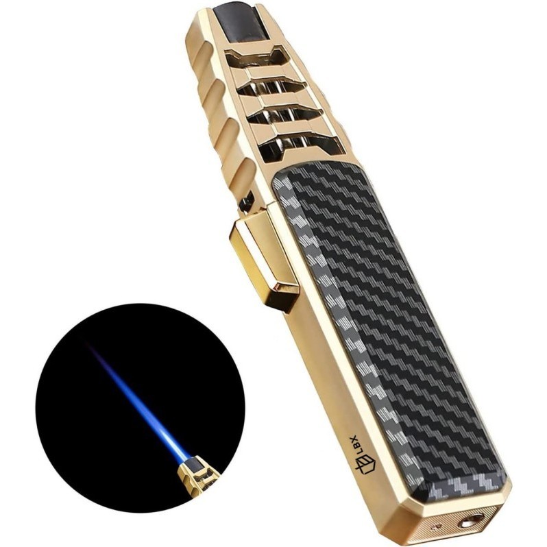 Jual Korek Api Gas Flame Jet Gun Butane Blow Torch Portable Anti Angin ...