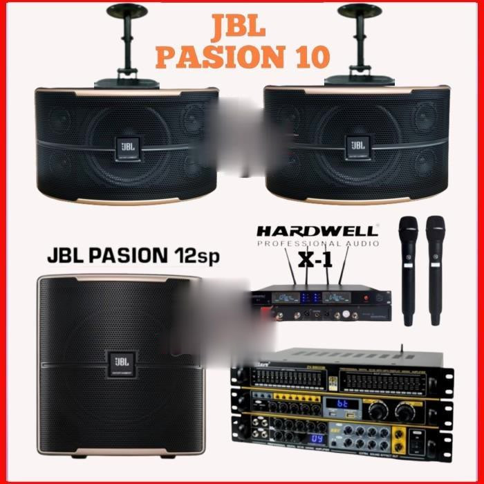Jual Paket Karaoke JBL Pasion10 Sub JBL Pasion 12SP / Mic Hardwell X1 ...