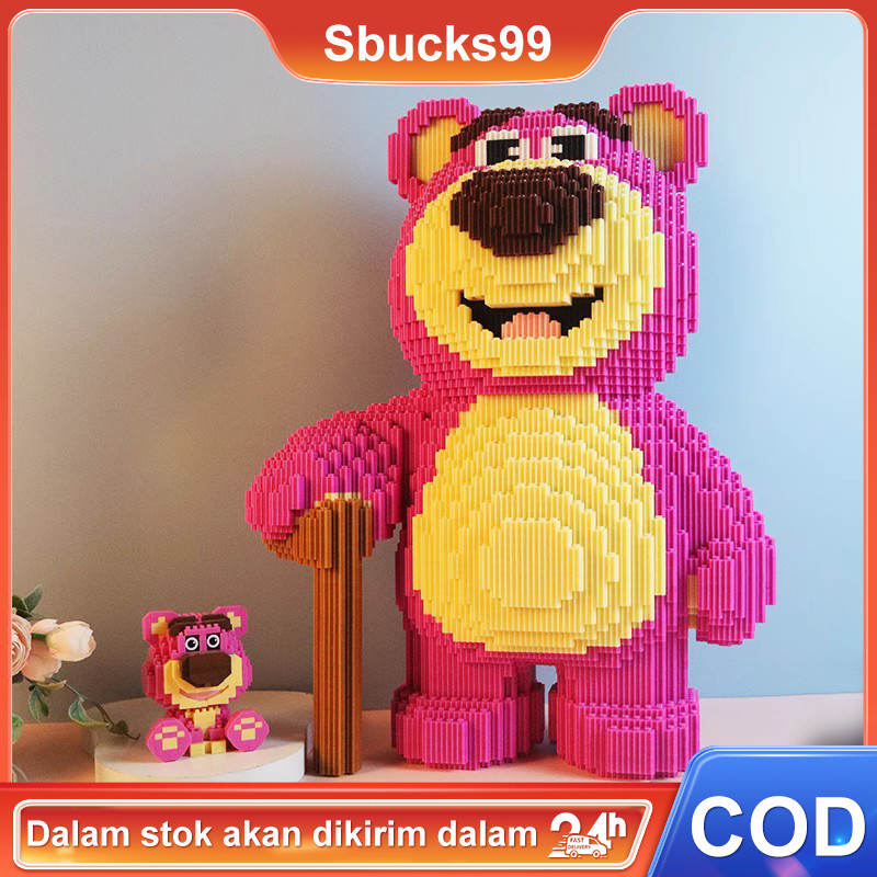 Jual MAINAN BALOK Children's Building My Melody Kurmi Lotso Blocks ...
