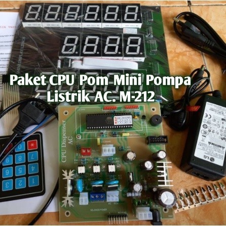 Jual Paket CPU Pertamini Pom Mini Pompa Listrik AC Digital | Shopee ...