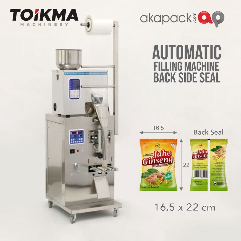 Jual Mesin Pengemasan Serbuk | Biji | Powder | Mesin Sachet Renceng Centre Seal 500g | TOIKMA ...