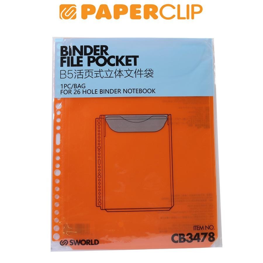 Jual CLEAR POCKET FILE NOTE B5 SWORLD CB3478 | Shopee Indonesia
