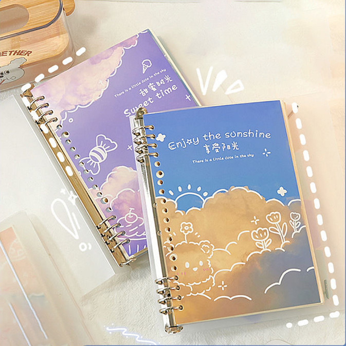 Jual Binder Note A5 B5 Buku Tulis Notebook Aesthetic Korea Notebook ...