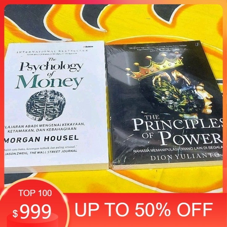 Jual paket 2 buku the psychology of money dan the principles of power ...