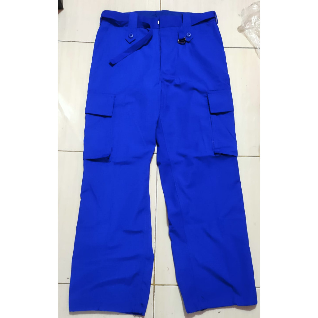 Jual ((SAU_RAMIL))) CELANA PDL BIRU POLAIR - AIRUD COD | Shopee Indonesia