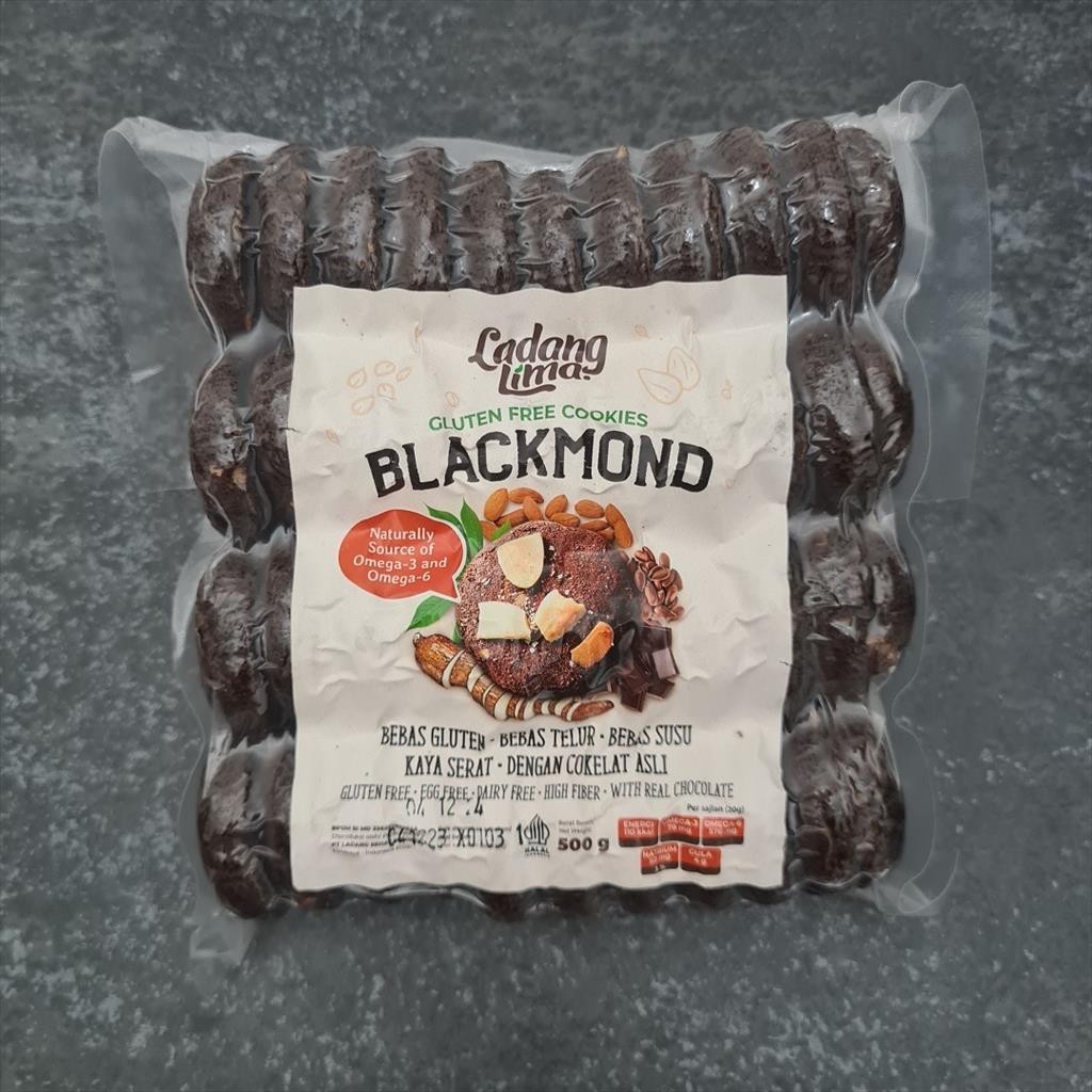 Jual Ladang Lima - Blackmond Gluten Free Cookies 500g ( Kue Cokelat ...