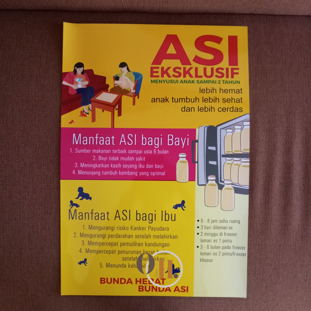 Jual Poster ASI Eksklusif - Poster manfaat ASI untuk bayi - Poster IKS ...