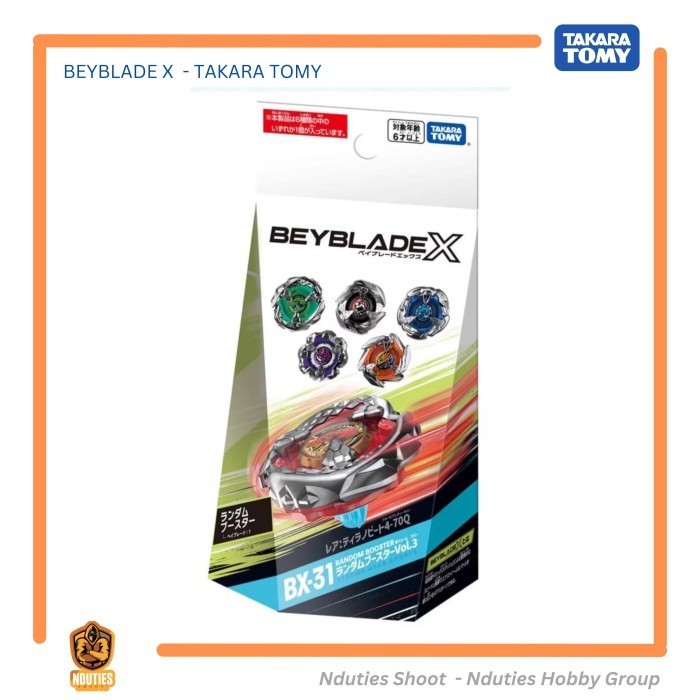 Jual BX-31 Beyblade X RBV Random Booster Vol 3 TYRANNO BEAT Takara Tomy ...