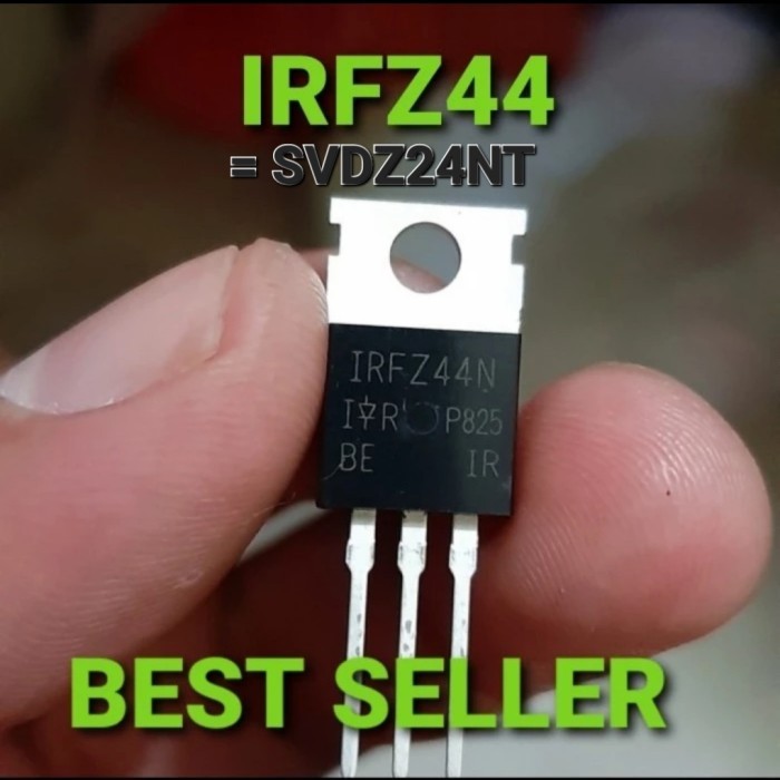 Jual mosfet fet svdz24nt svd z24 nt z24nt irfz44 irfz 24 34 44 irf z44 z34 -ask25 | Shopee Indonesia