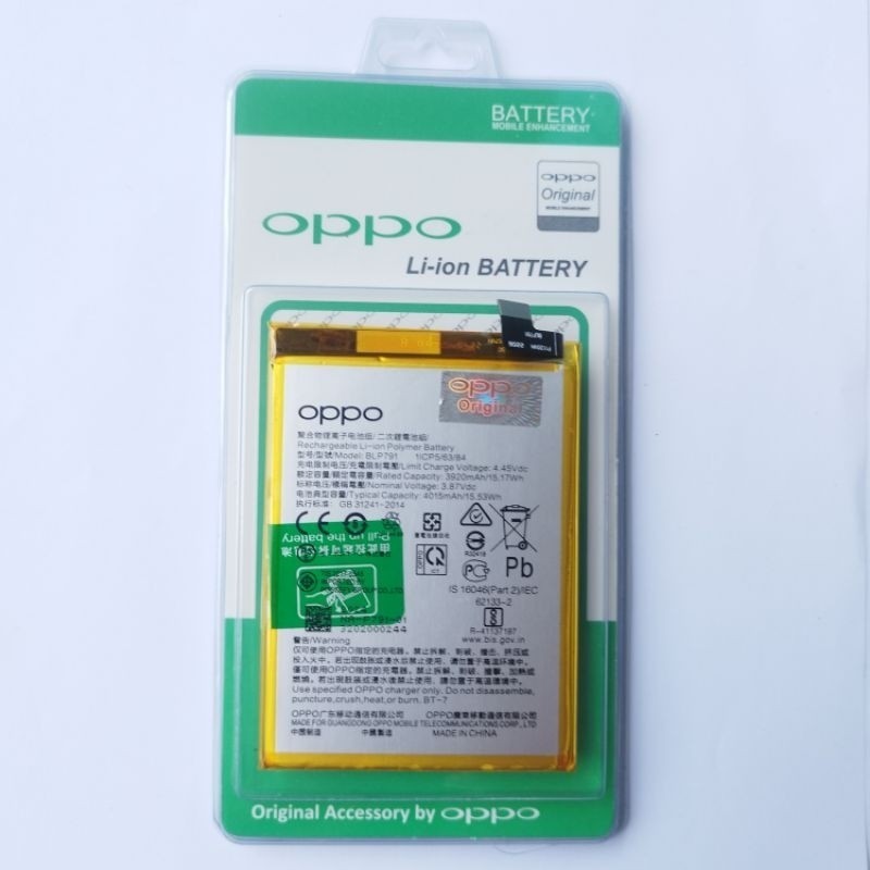 Jual RC BATERAI BATRE BATTERY OPPO RENO 4 4G BLP791 ORIGINAL | Shopee ...