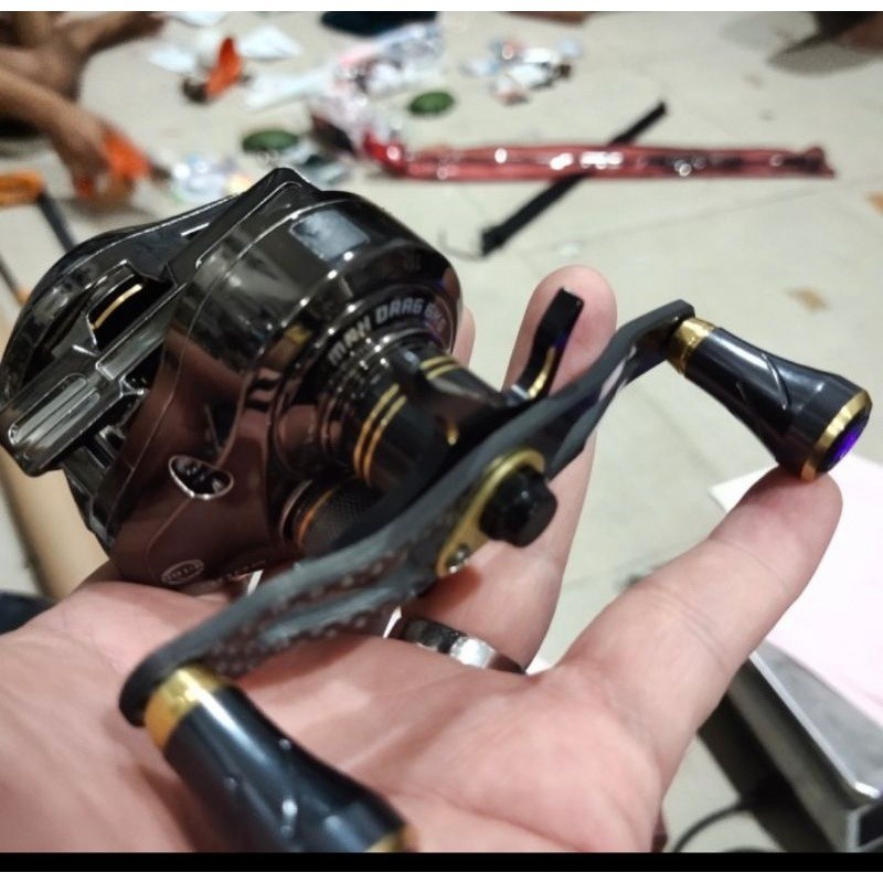 Jual reel daido bc predator baitcasting hitam predator 200L | Shopee ...