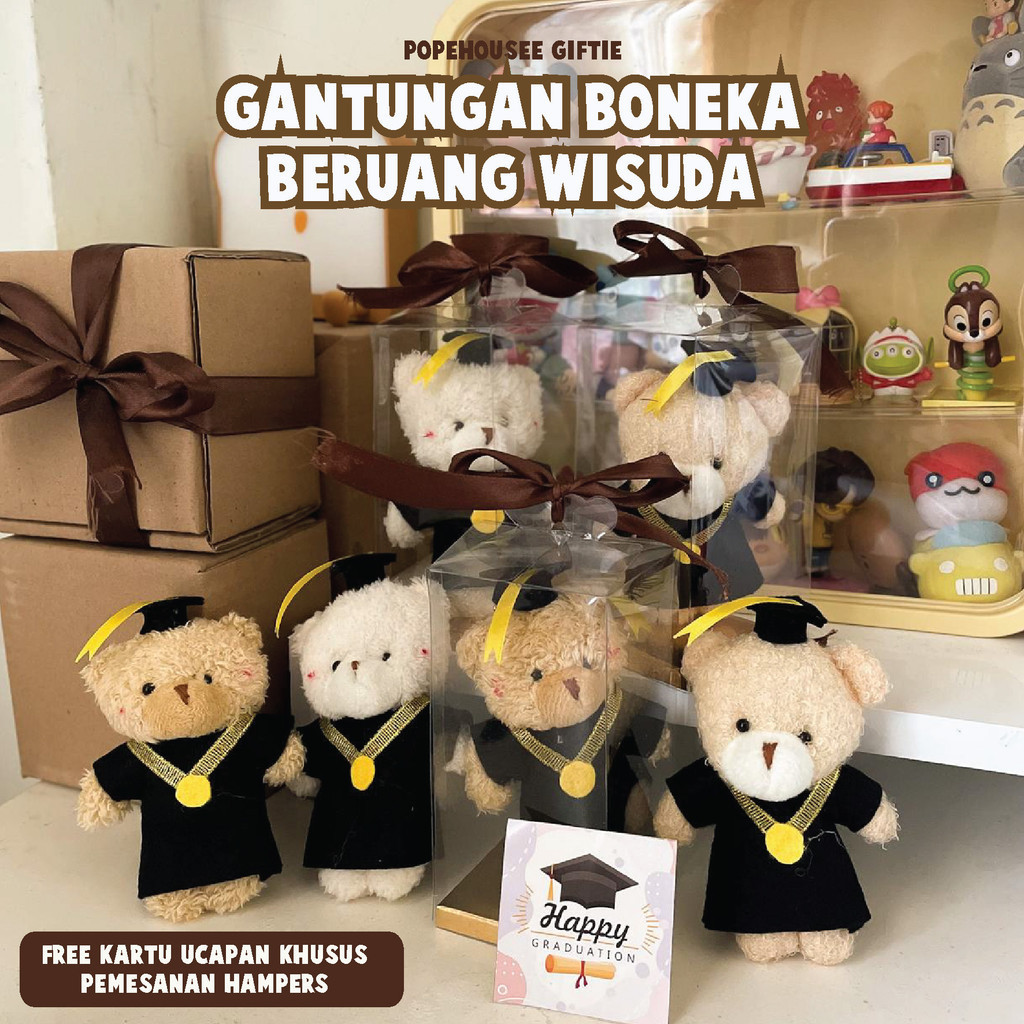 Jual [READY STOK] HAMPERS GANTUNGAN BONEKA BERUANG WISUDA GRADUATION ...