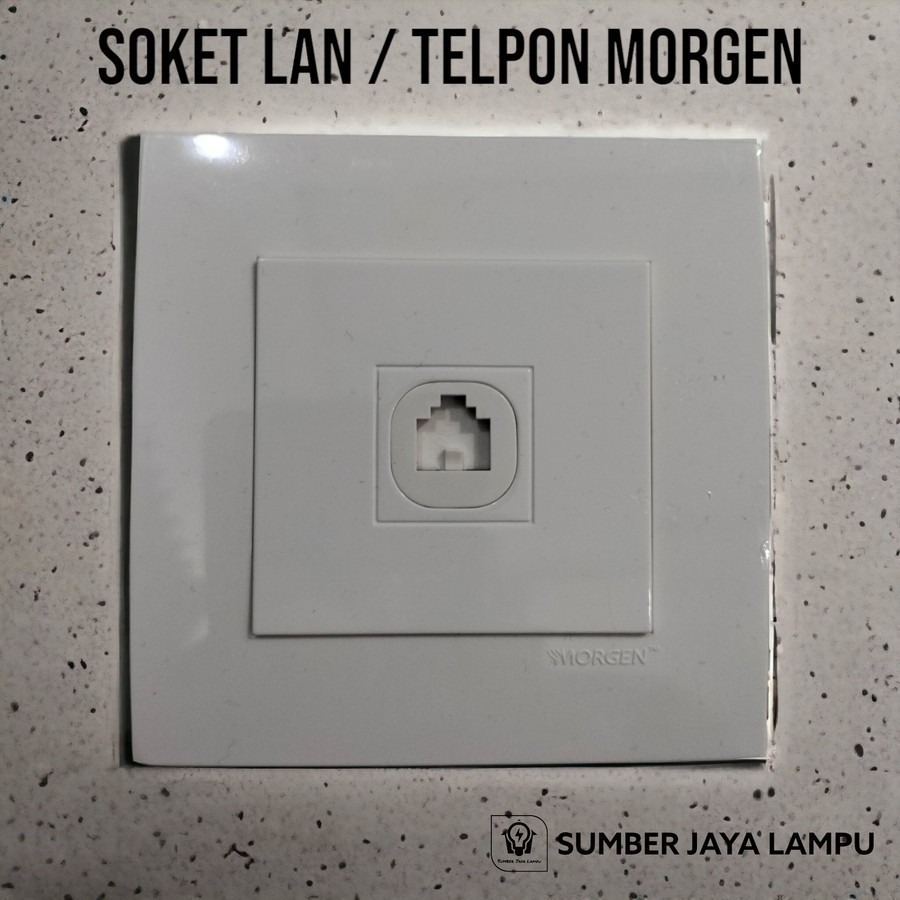Jual Morgen Socket LAN / Socket Telepon / Socket LAN | Shopee Indonesia